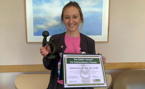 Methodist Hospital's Annie Schacht honored with The DAISY Award ...